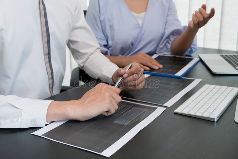 Team Of Programmers Working With Computer Programming Professional Development And Coding