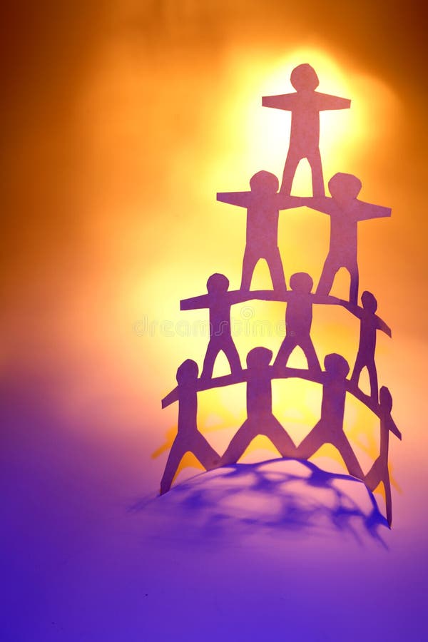 Teamwork Support Working Team Human Pyramid Stock Photos - Free ...