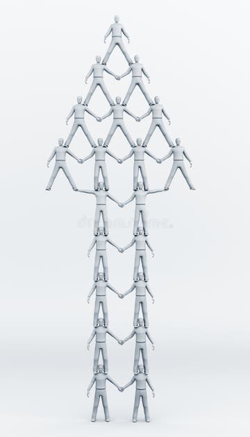 Pyramid Chart Business People Working Stock Illustrations – 53 Pyramid ...