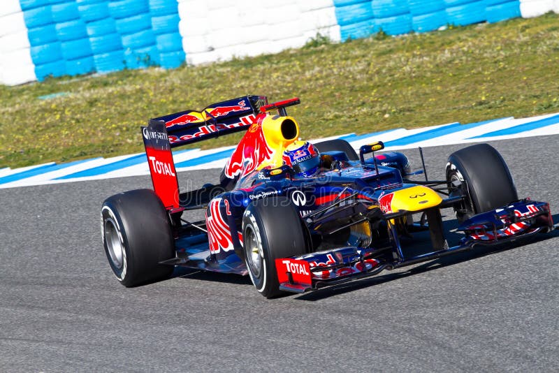 Team Red Bull F1, Mark Webber, 2012 Editorial Stock Image - Image of ...