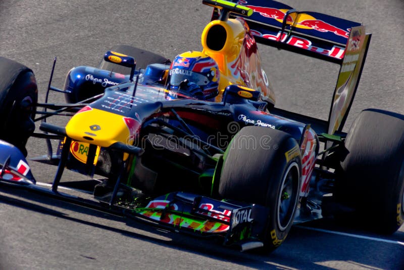 Team RedBull Racing F1, Mark Webber, 2011 Editorial Stock Photo - Image ...