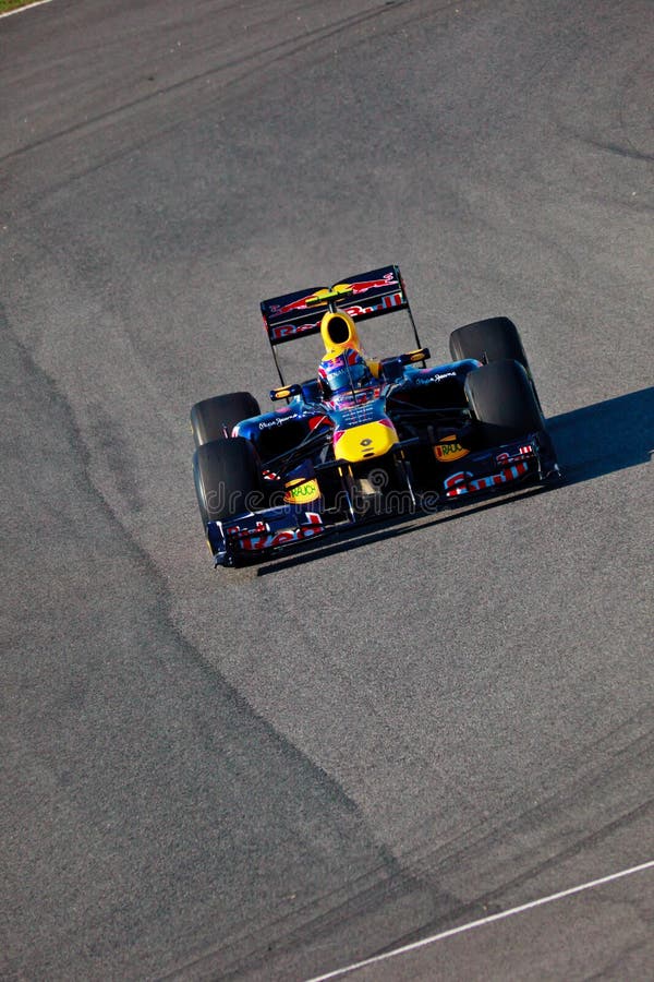 Team RedBull Racing F1, Mark Webber, 2011 Editorial Stock Photo - Image ...
