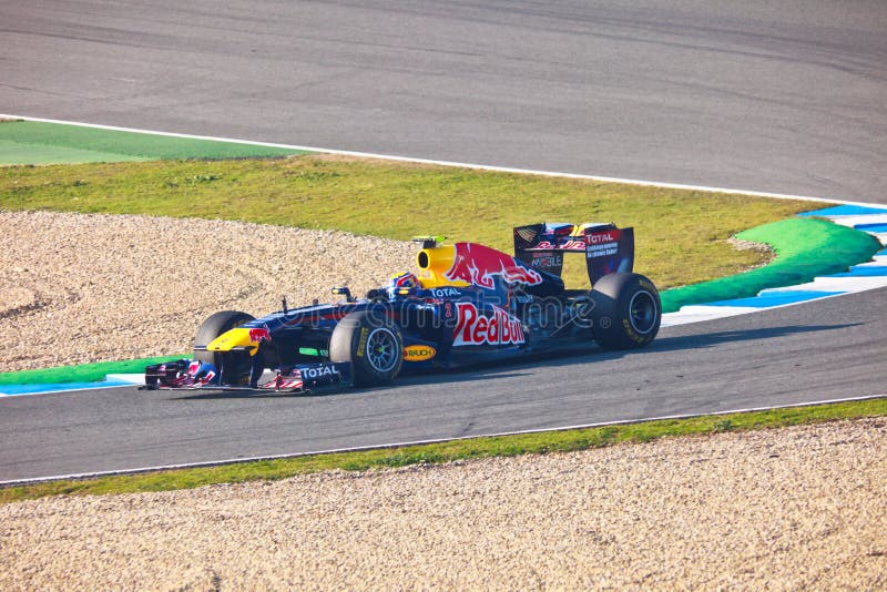 Team RedBull Racing F1, Mark Webber, 2011 Editorial Stock Photo - Image ...