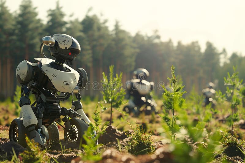 A Team of Robots Efficiently Planting a Forest Demonstrating the Power ...