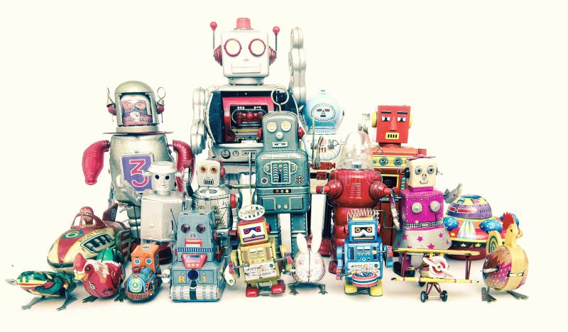 Team of Robots Working in a Hospital Setting. Generative AI Stock Image ...