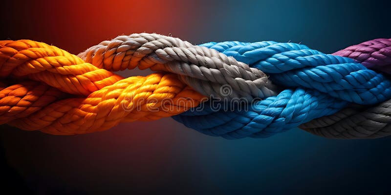 Team Rope Diverse Strength Connect Partnership Together Teamwork Unity ...