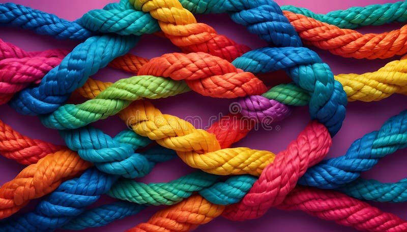 Team Rope Diverse Strength Connect Partnership Together Teamwork Unity ...