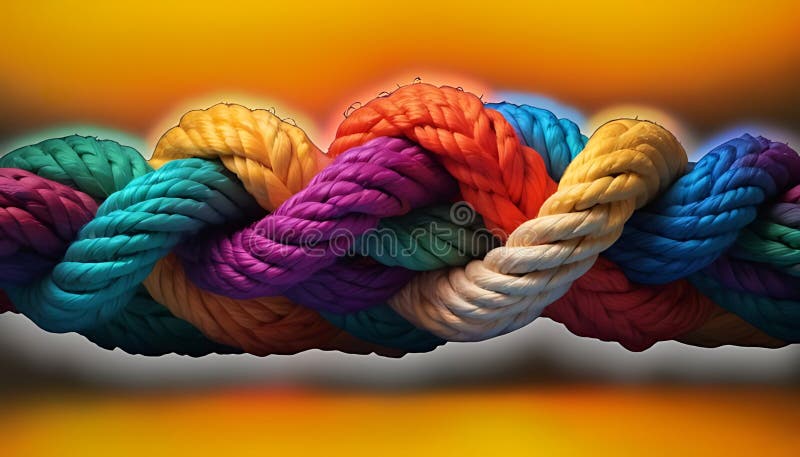 Team Rope Diverse Strength Connect Partnership Together Teamwork Unity ...