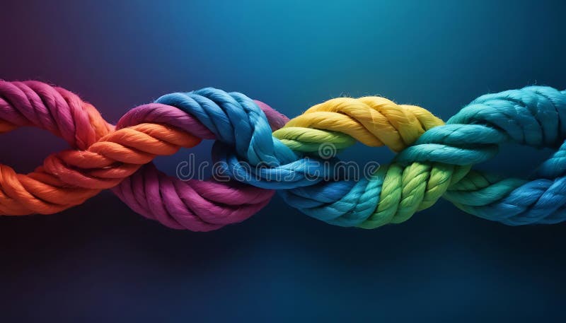 Team Rope Diverse Strength Connect Partnership Together Teamwork Unity ...