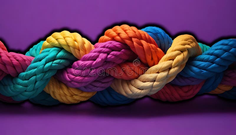 Team Rope Diverse Strength Connect Partnership Together Teamwork Unity ...