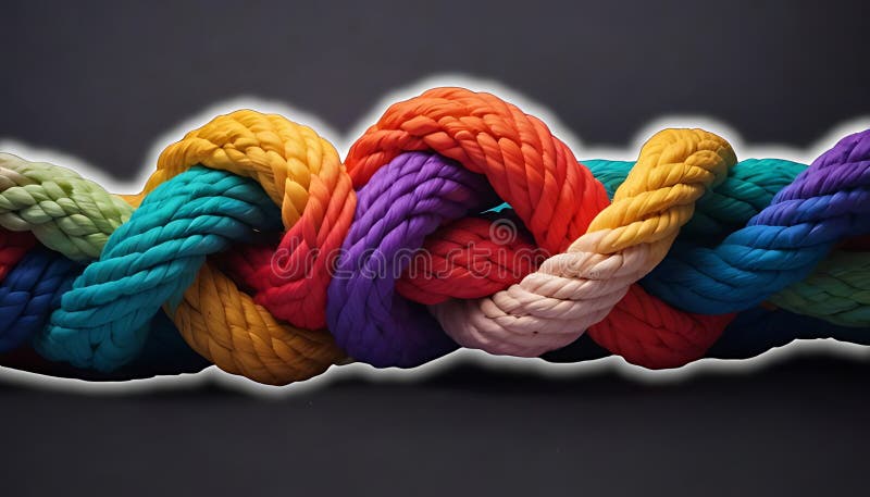 Team Rope Diverse Strength Connect Partnership Together Teamwork Unity ...