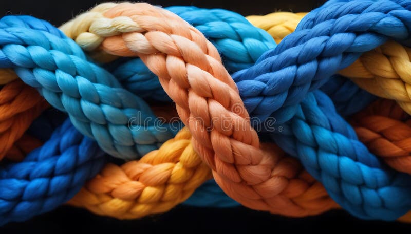 Team Rope Diverse Strength Connect Partnership Together Teamwork Unity ...