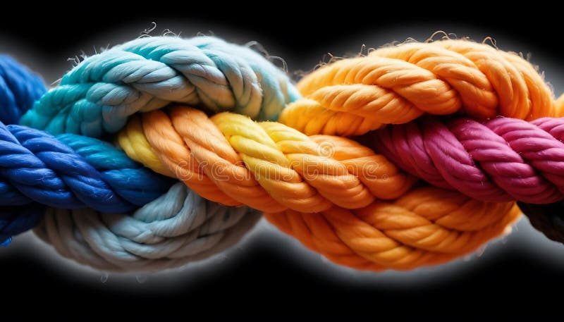 Team Rope Diverse Strength Connect Partnership Together Teamwork Unity ...