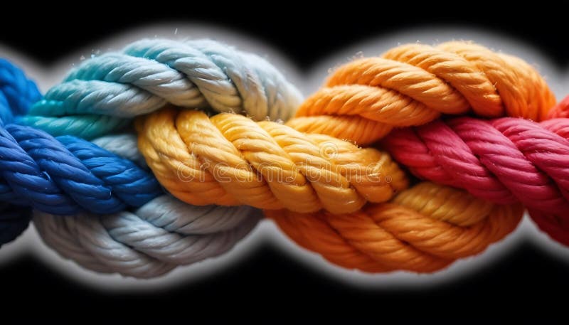 Team Rope Diverse Strength Connect Partnership Together Teamwork Unity ...