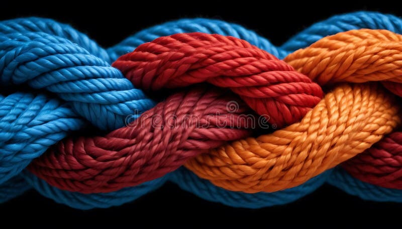 Team Rope Diverse Strength Connect Partnership Together Teamwork Unity ...
