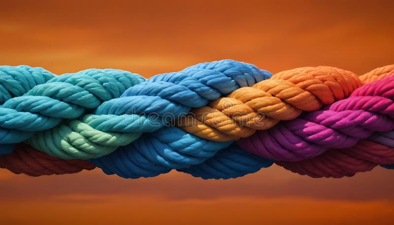 Team Rope Diverse Strength Connect Partnership Together Teamwork Unity ...