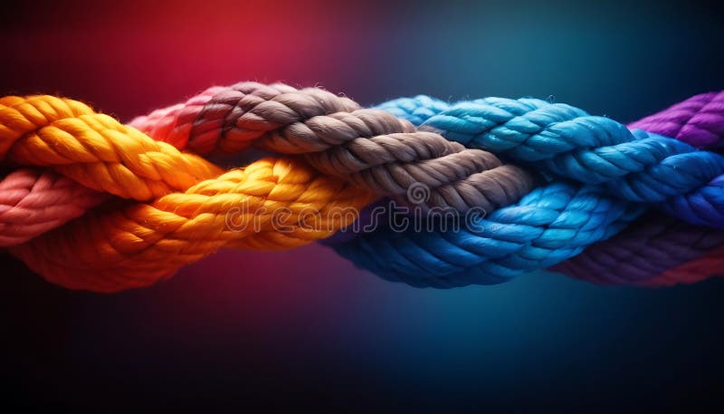 Team Rope Diverse Strength Connect Partnership Together Teamwork Unity ...