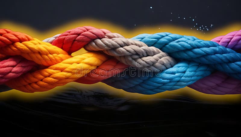 Team Rope Diverse Strength Connect Partnership Together Teamwork Unity ...