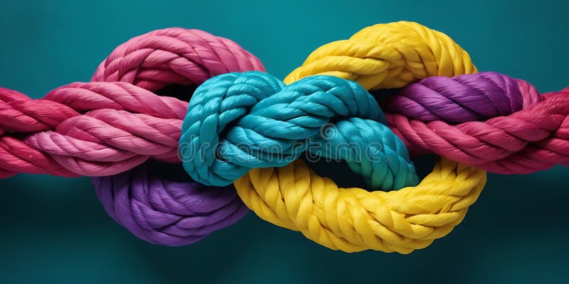 Team Rope Diverse Strength Connect Partnership Together Teamwork Unity ...
