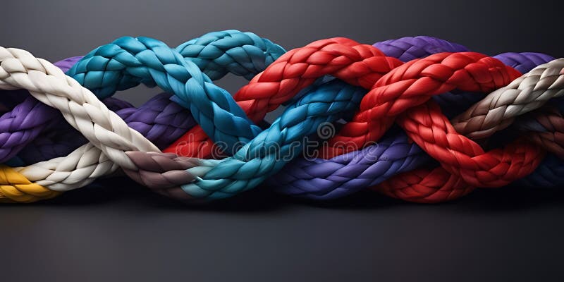 Team Rope Diverse Strength Connect Partnership Together Teamwork Unity ...