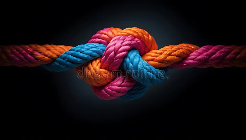 Team Rope Diverse Strength Connect Partnership Together Teamwork Unity ...
