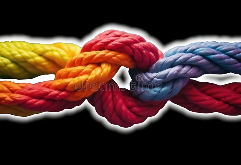 Team Rope Diverse Strength Connect Partnership Together Teamwork Unity ...