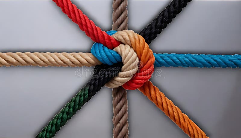 Team Rope Diverse Strength Connect Partnership Together Teamwork Unity ...
