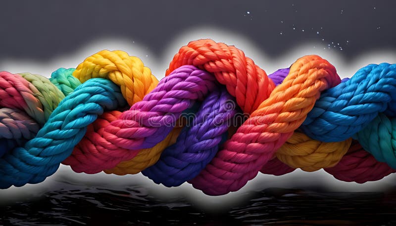 Team Rope Diverse Strength Connect Partnership Together Teamwork Unity ...