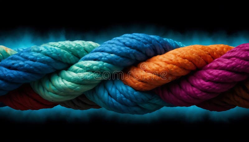 Team Rope Diverse Strength Connect Partnership Together Teamwork Unity ...