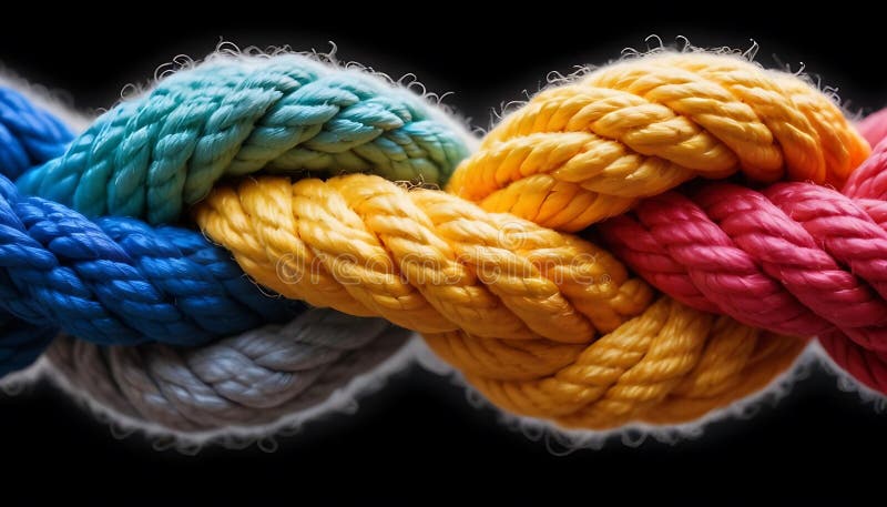 Team Rope Diverse Strength Connect Partnership Together Teamwork Unity ...