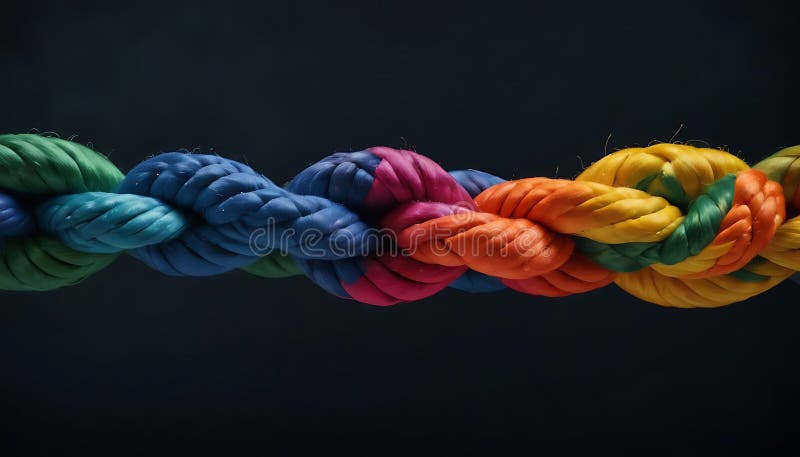 Team Rope Diverse Strength Connect Partnership Together Teamwork Unity ...