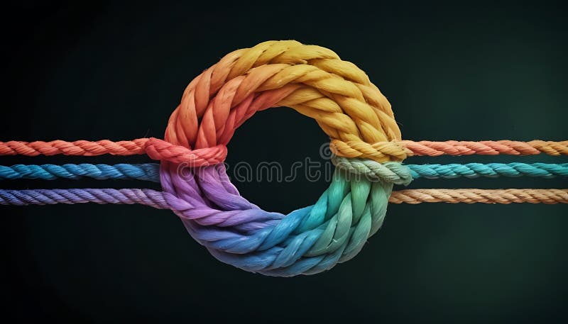 Team Rope Diverse Strength Connect Partnership Together Teamwork Unity ...