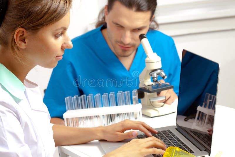 Team of Scientific Research Laboratory Stock Photo - Image of ...