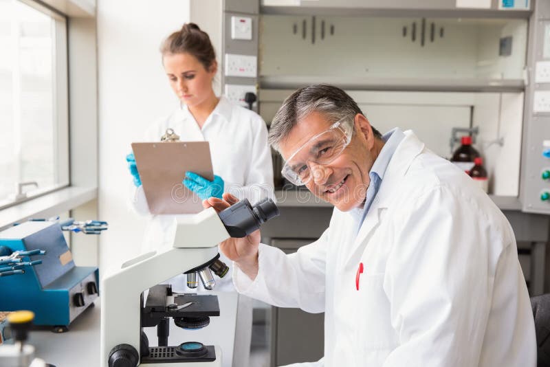 Team of scientists at work stock photo. Image of caucasian - 48952276