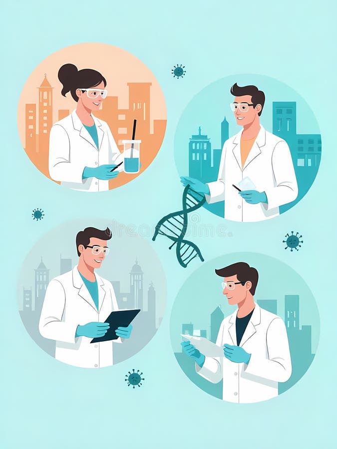 A Team of Scientists Working Together To Understand Complex Biological ...