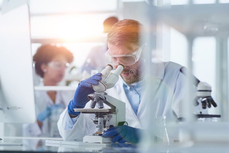 Team of Medical Research Scientists Working on Generation Experimental ...