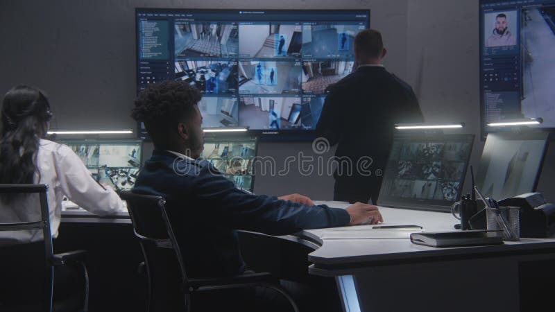 Monitoring Control Room Transport Stock Footage - Video of support ...