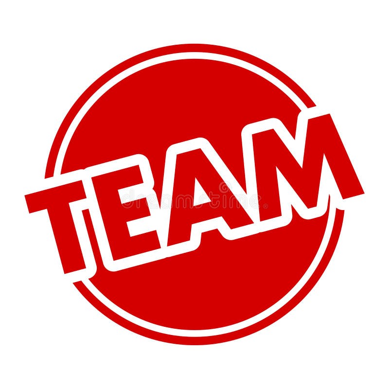Team Sign stock vector. Illustration of connection, color - 83501610