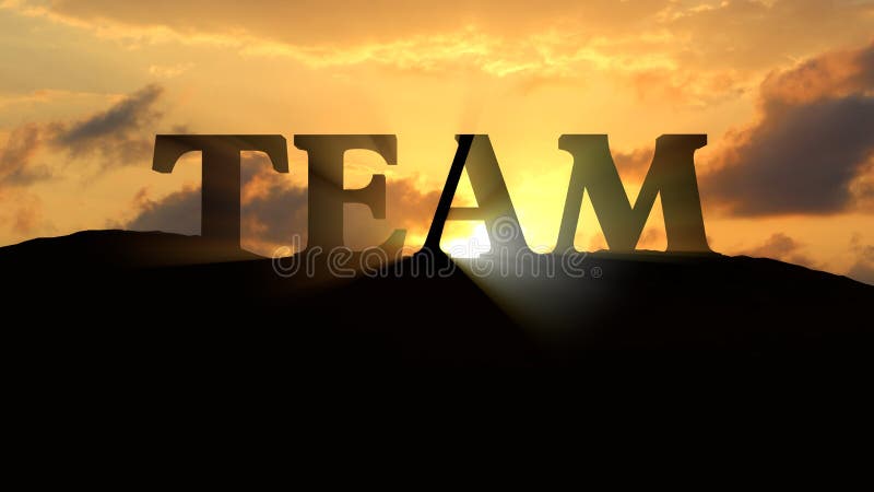 Team Silhouette stock photo. Image of media, meeting - 95672040
