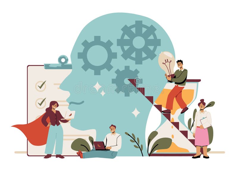 Team Skill Development Concept Vector Illustration Stock Illustration ...