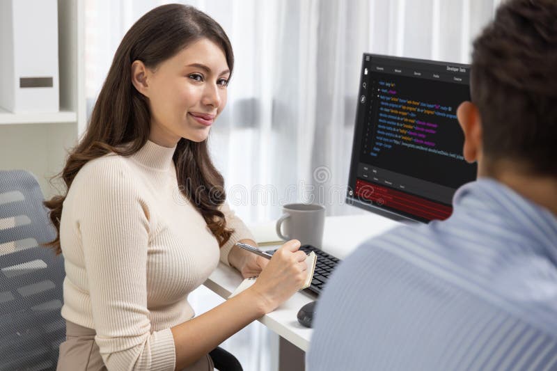 Team Developers Program Thinking Newest Coding Creative Website ...