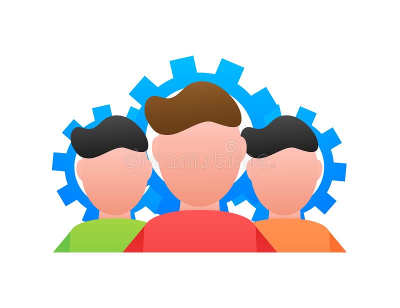 Team Skills Icon. Teamwork, Business Organization. Vector Stock ...
