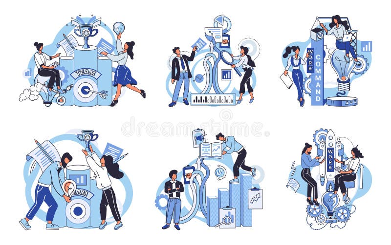 Team Solving Problems. Data Scientists, Software Engineer, Statistician, Programmers, Visualizer ...