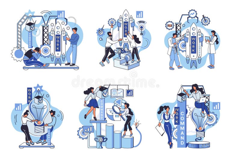 Team Solving Problems. Data Scientists, Software Engineer, Statistician, Programmers, Visualizer ...