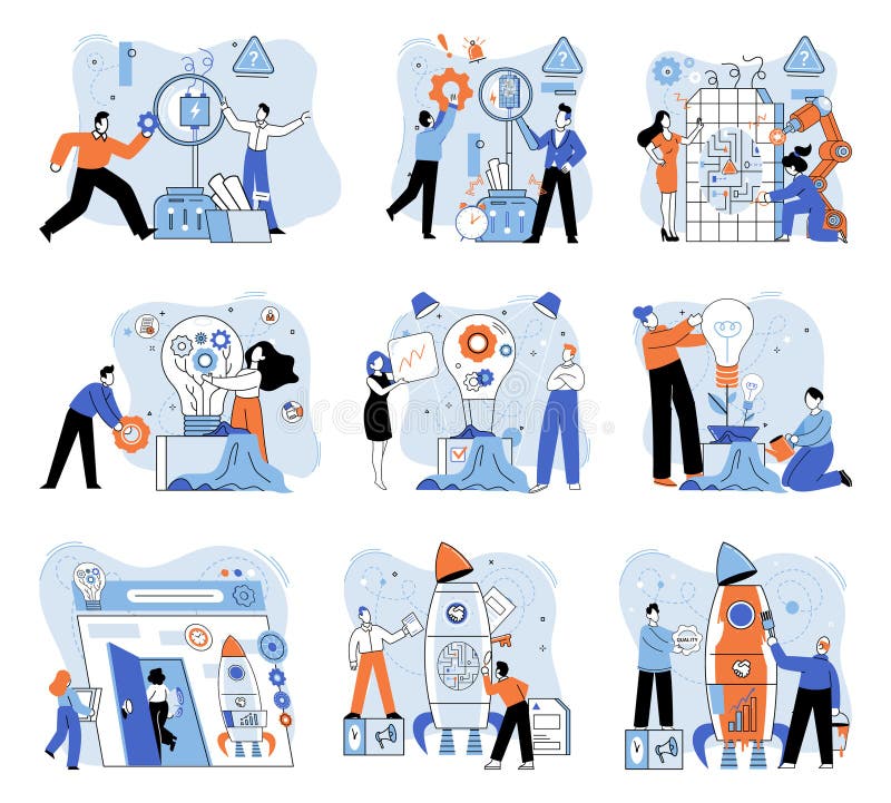 Team Solving Problems. Problems Research and Discover New Idea ...