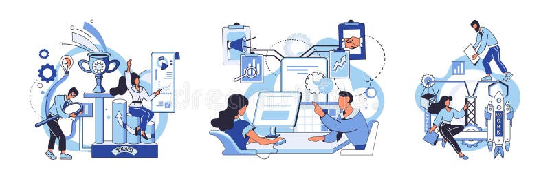 Team Solving Problems Solve Business Problem, Cooperation or ...