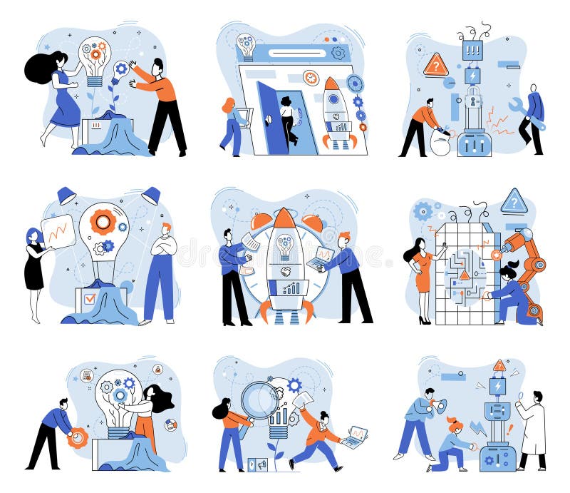 Coaching Problem Solving Stock Illustrations – 629 Coaching Problem ...