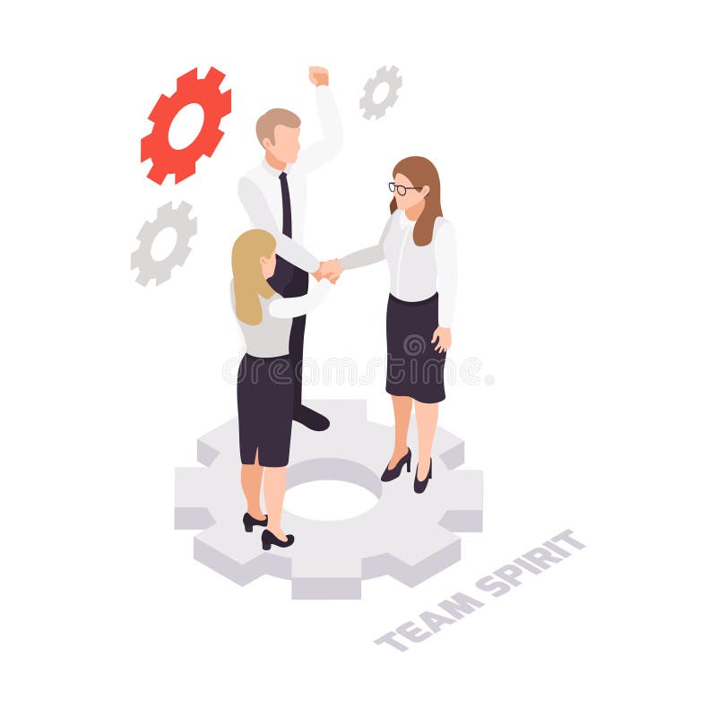 Team Spirit Concept stock vector. Illustration of business - 251363716