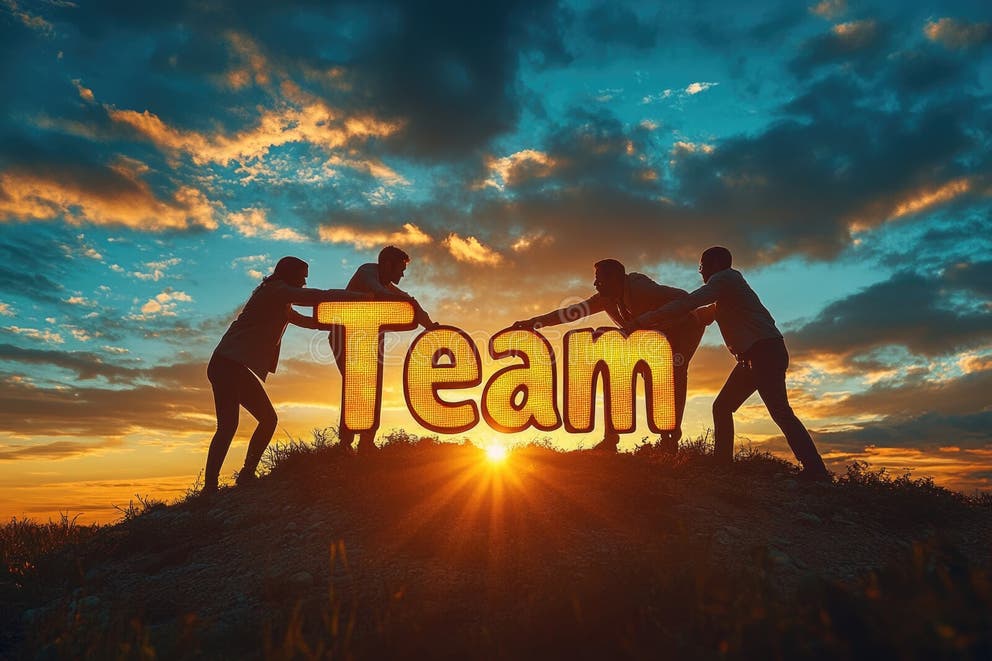 Team Spirit - Visual Representation of Teamwork, Collaboration, Unity ...