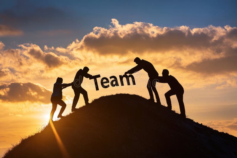 Team Spirit - Visual Representation of Teamwork, Collaboration, Unity ...